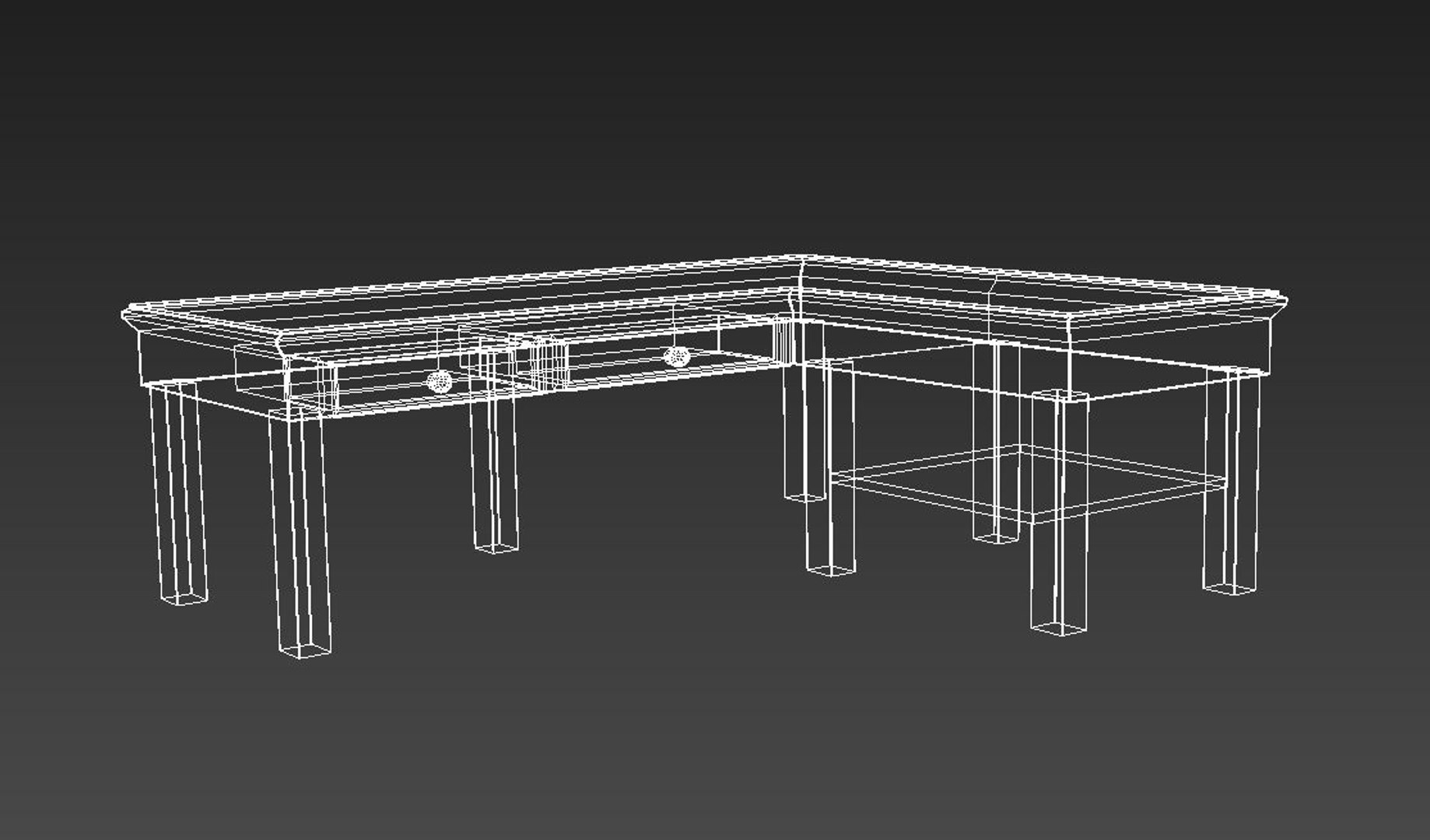 3d model desk