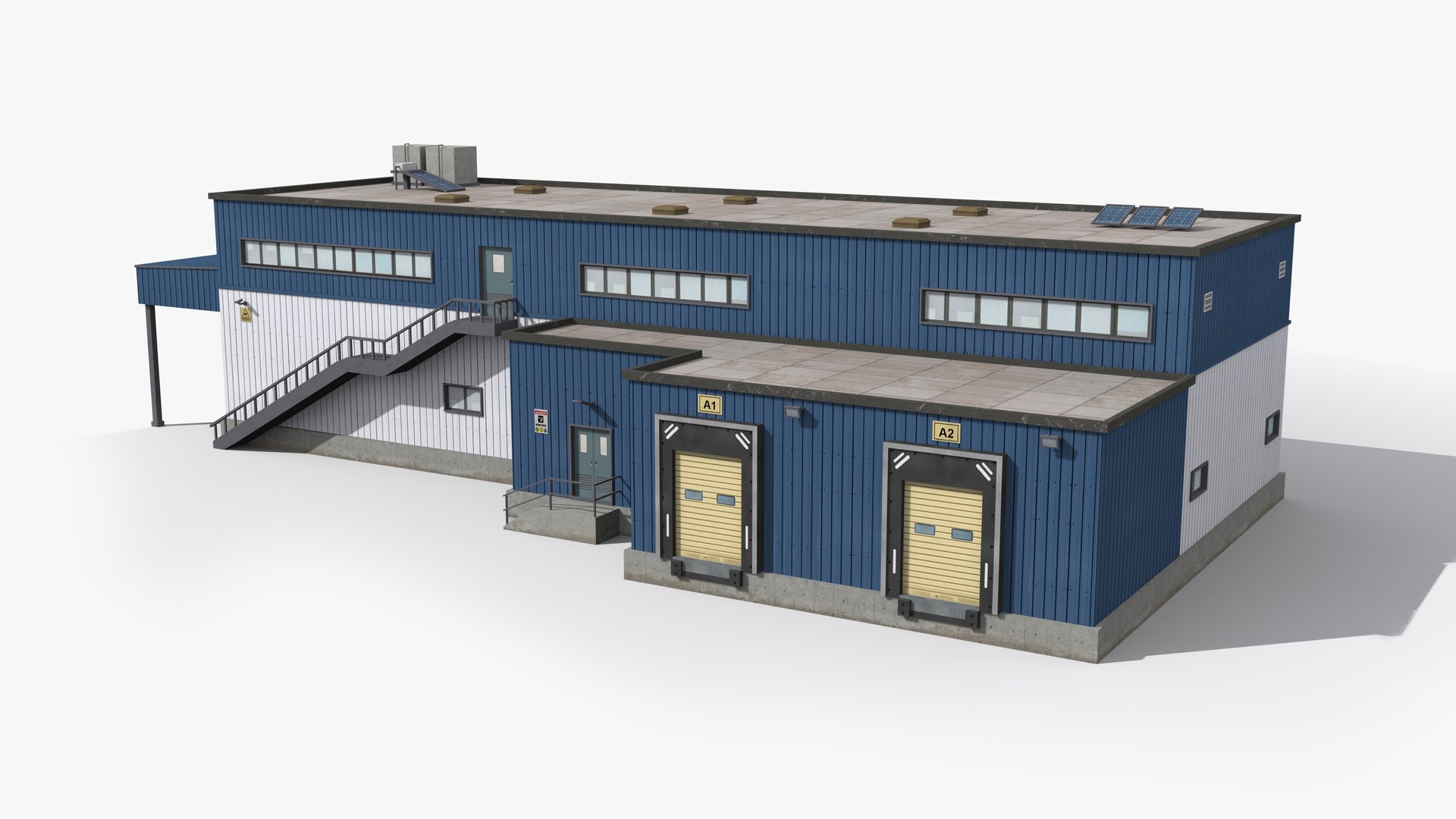 Factory X32 3D Model - TurboSquid 2082175