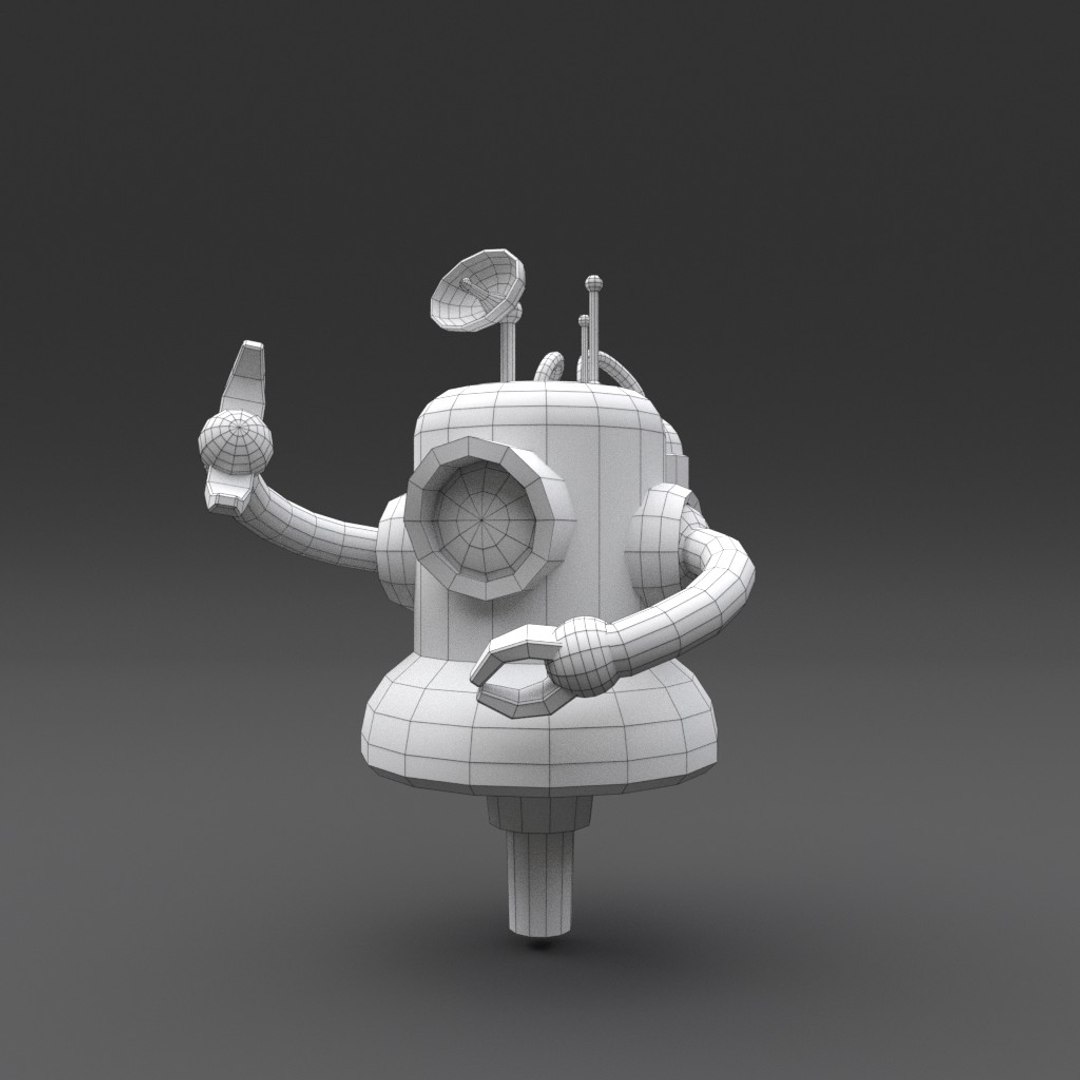 Robot Blender Rigged 3D - TurboSquid 1288415