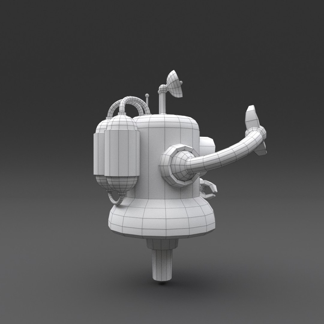 Robot Blender Rigged 3D - TurboSquid 1288415