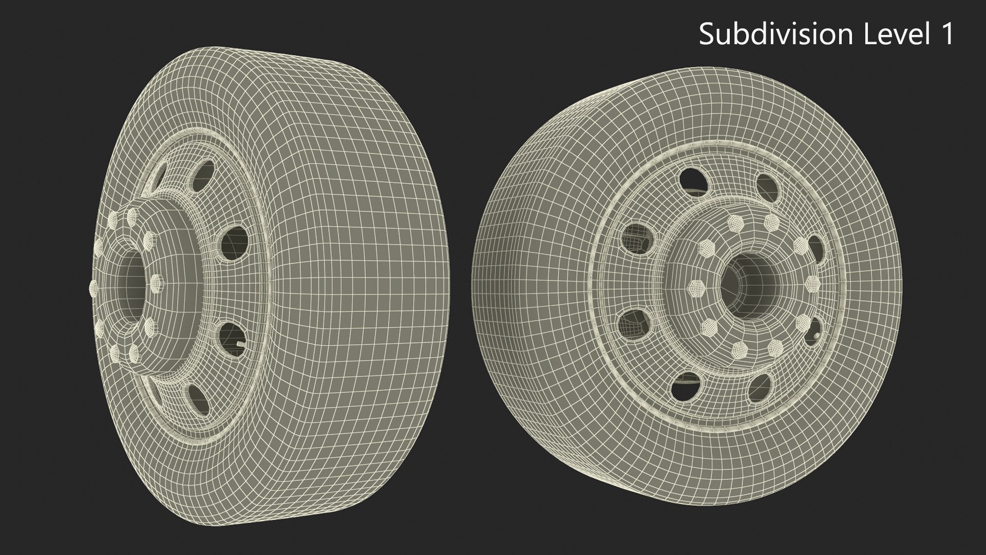 Car Wheel With Tire Brake Disk 3D Model - TurboSquid 2384713