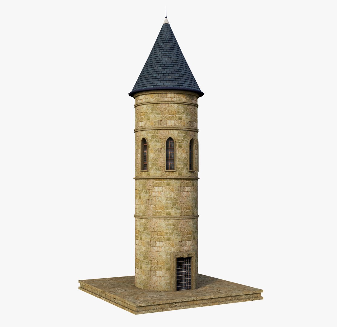 Free 3D Model Fantasy Ancient Tower - TurboSquid 2313594