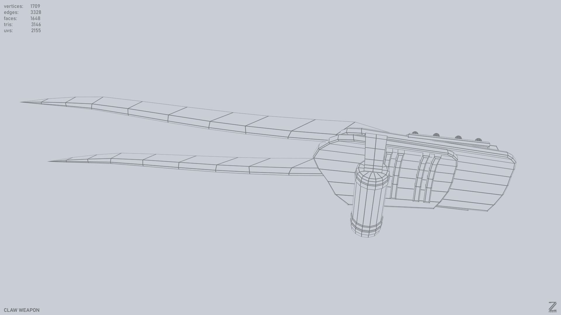 Claw Weapon Collection Model - TurboSquid 2242299