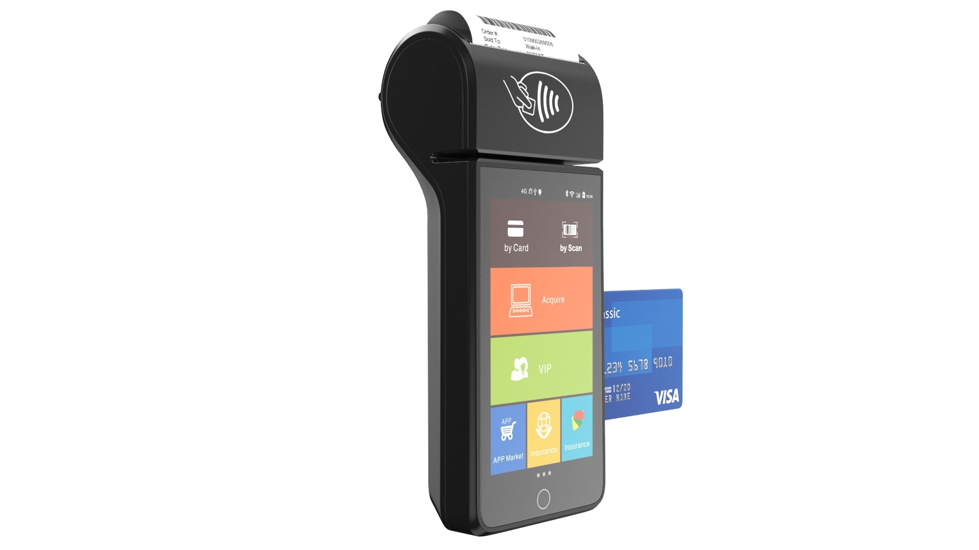 Four Payment Machines 3D model - TurboSquid 1973431