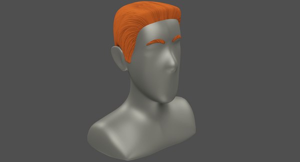 Hairstyle young man hair 3D model - TurboSquid 1280075