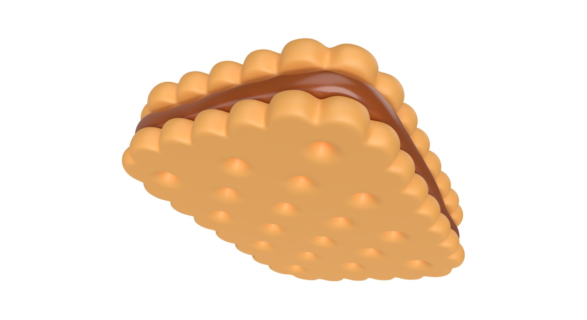 3D Cartoon Biscuit Model - TurboSquid 1959125