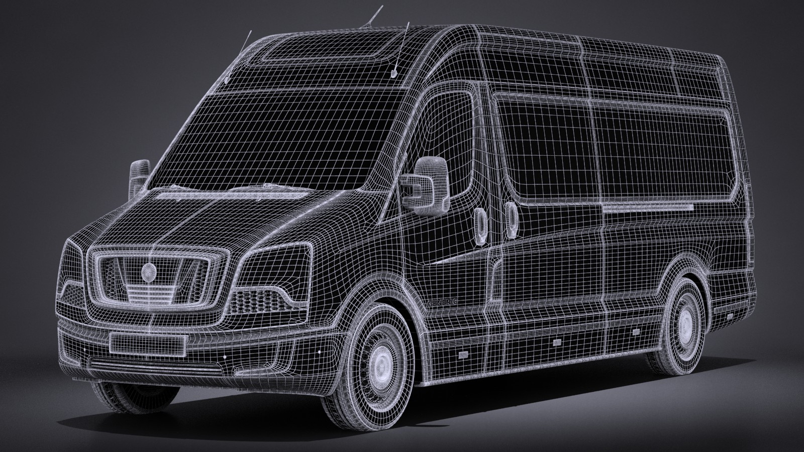generic big van 3d model
