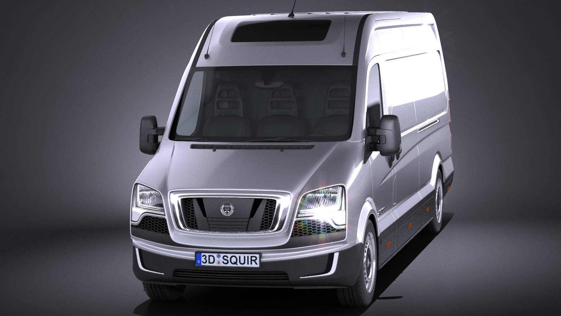 generic big van 3d model