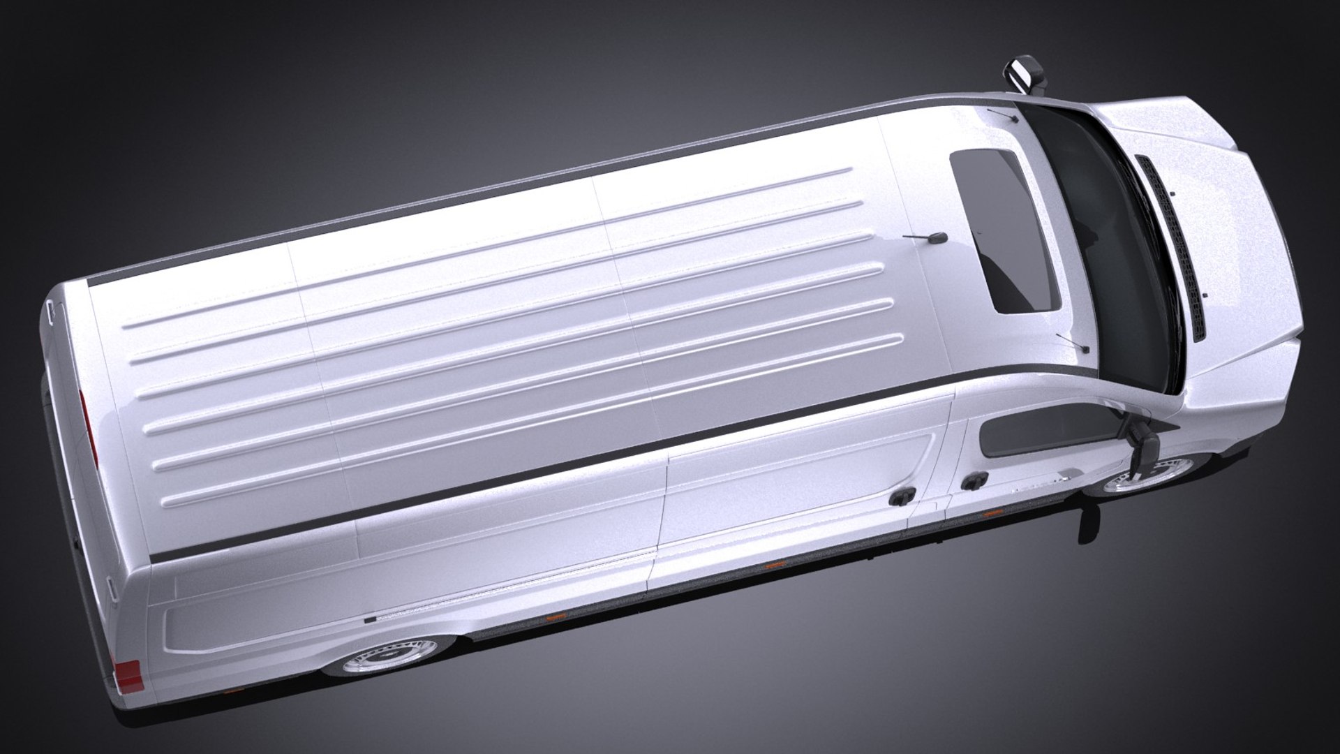 Generic Big Van 3d Model