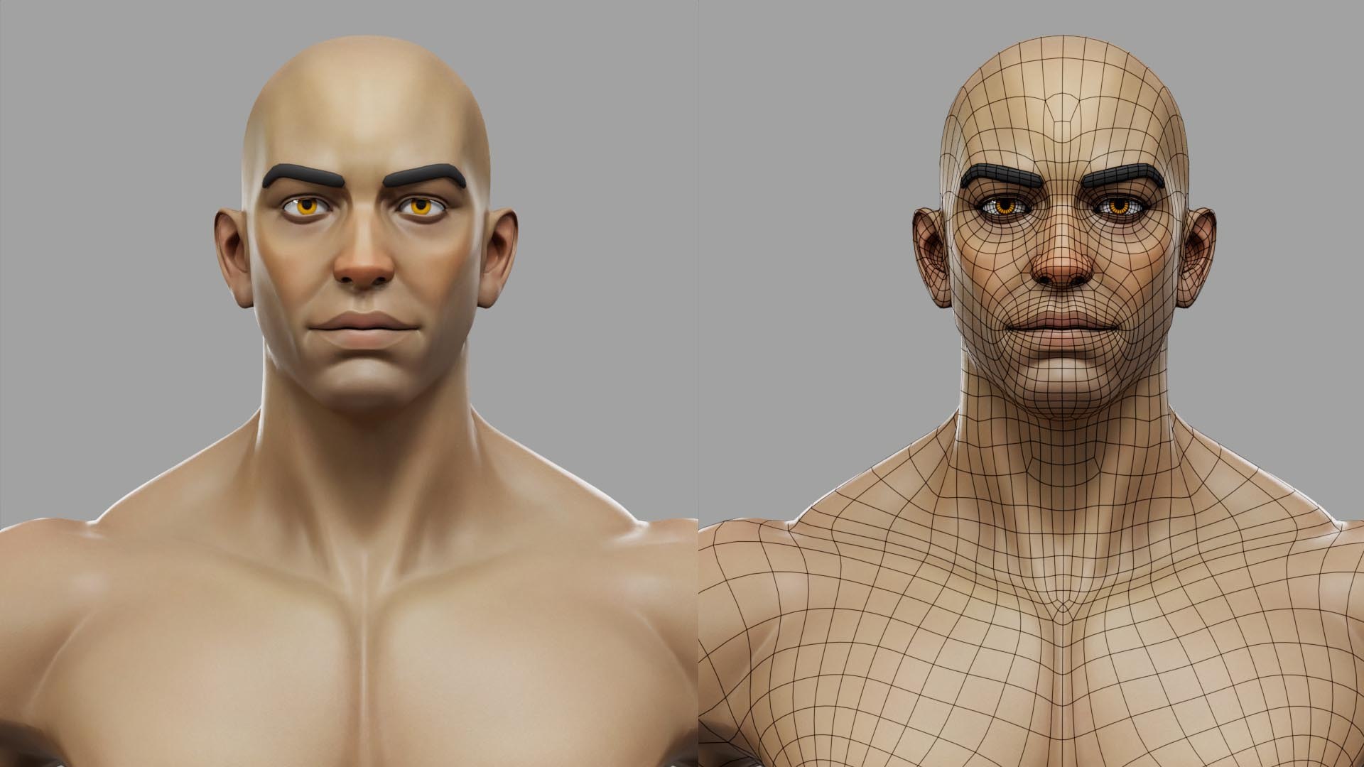 Free 3D Game And Animation Ready Base Mesh Model - TurboSquid 2284746