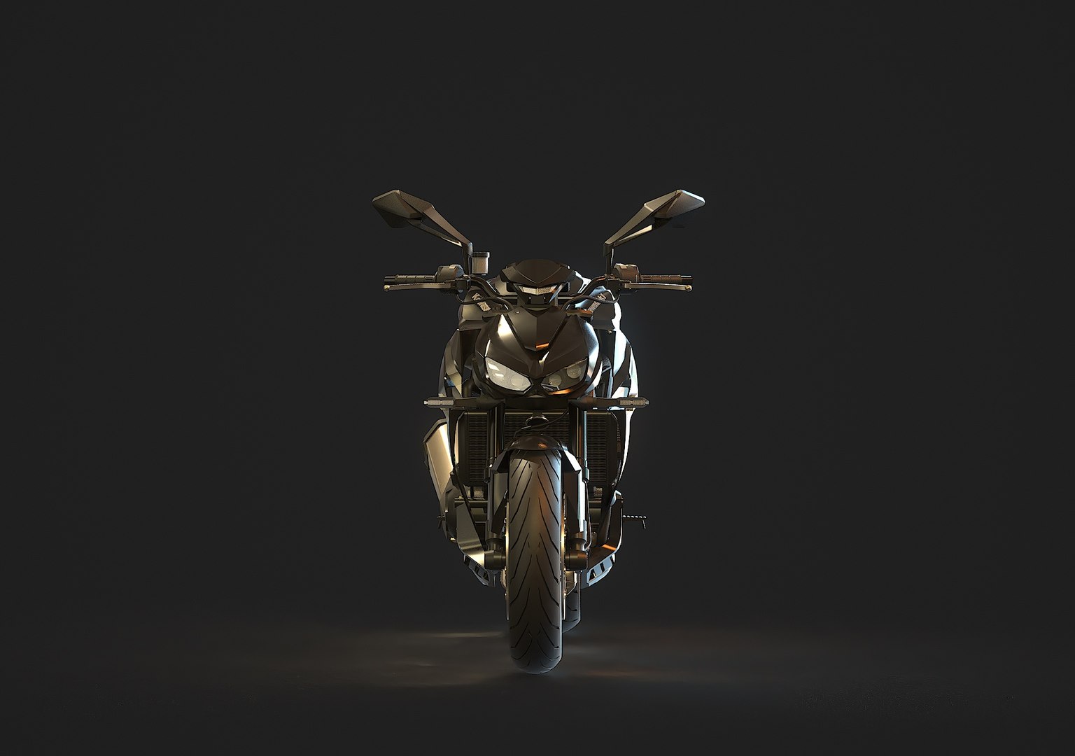 Base Model Kawasaki Z 1100 2026 3D Model - TurboSquid 2511477