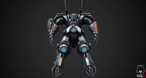mech weapons 3d 3ds