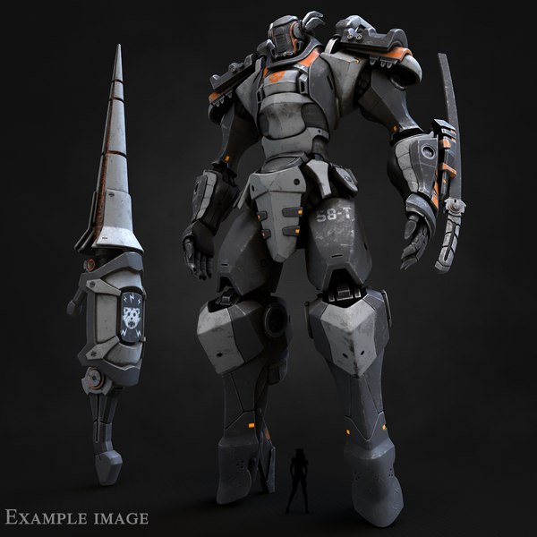 mech weapons 3d 3ds