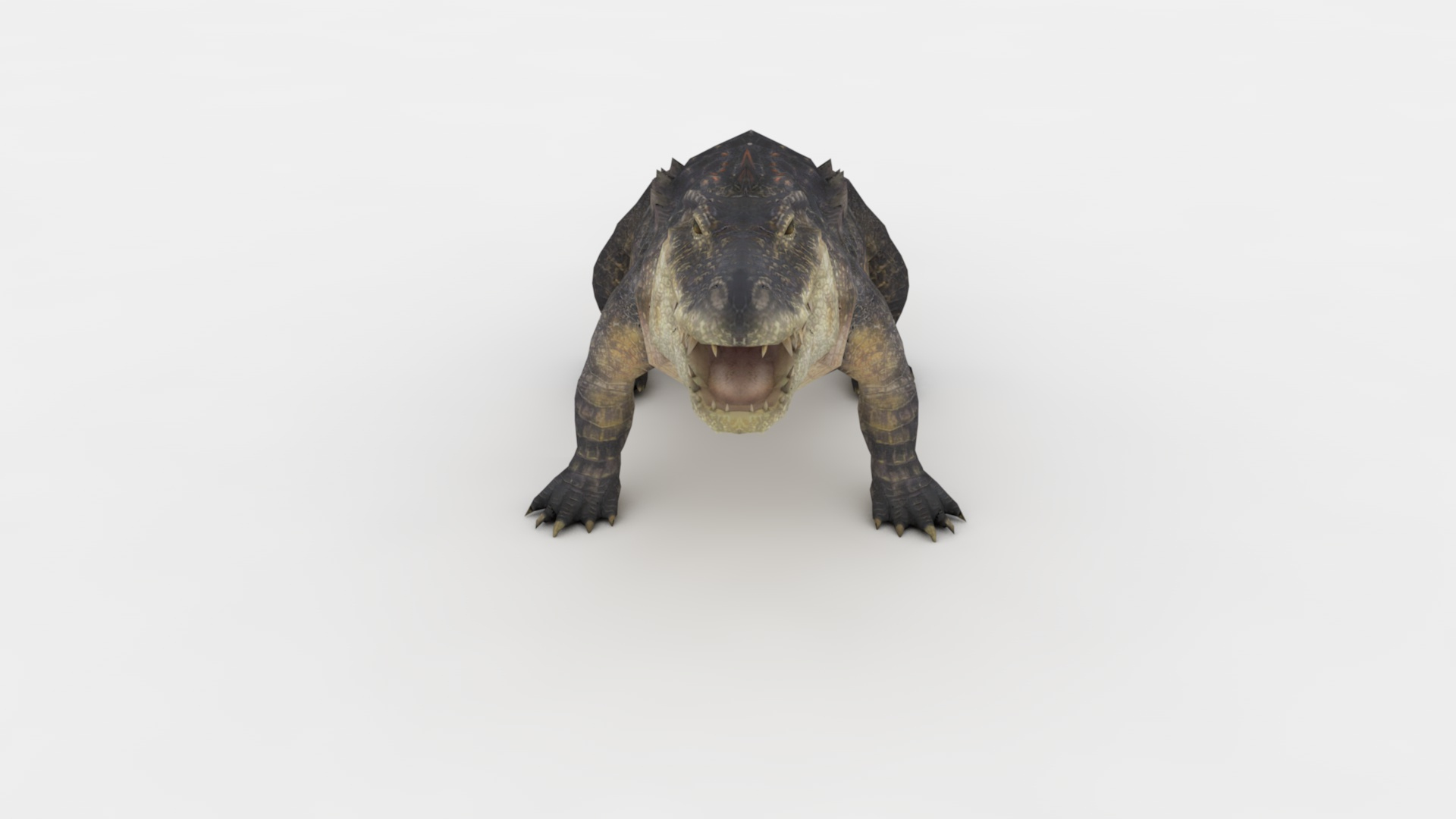 3D Model Crocodile Rigged And Animated - TurboSquid 2348420