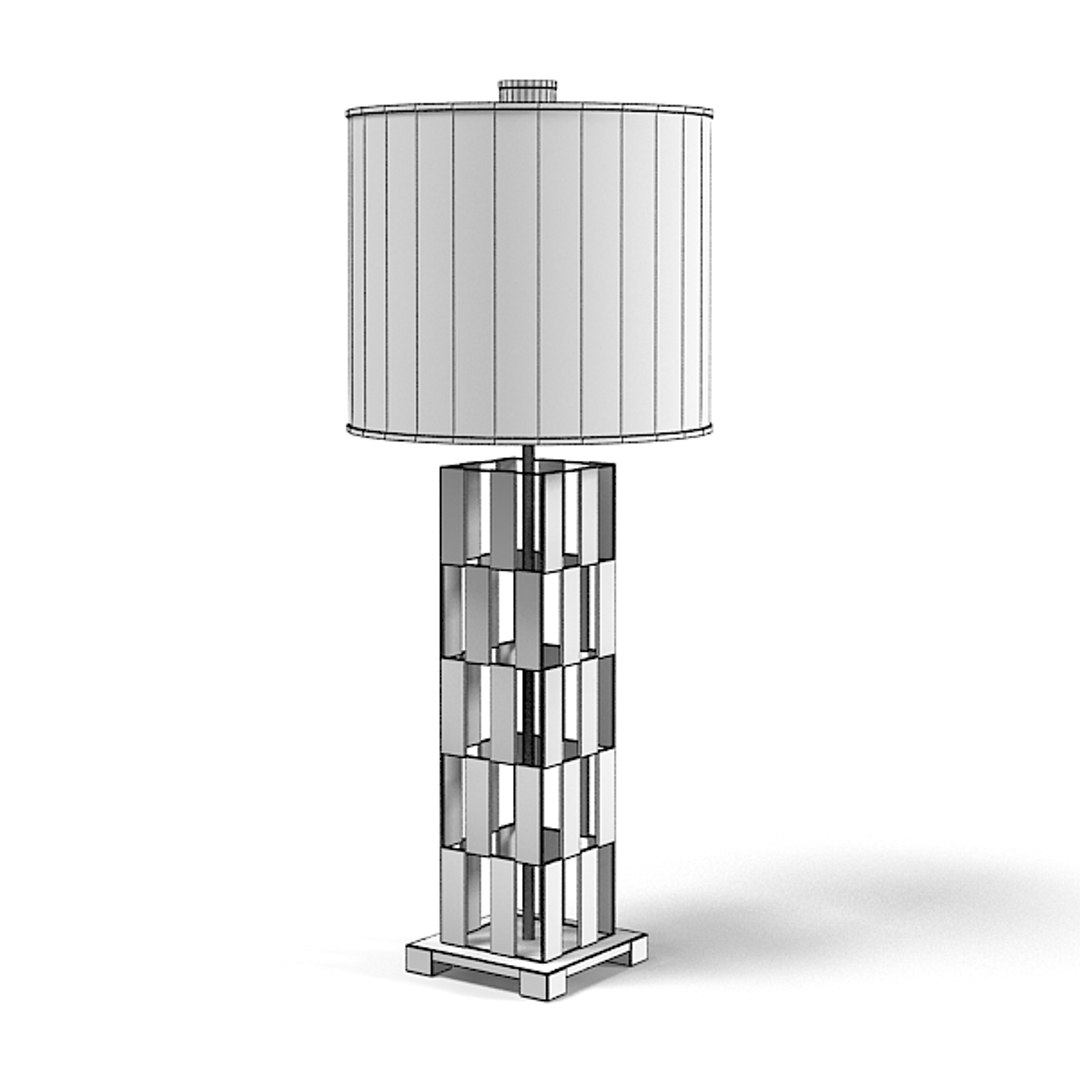 Table Lamp Modern 3d Model