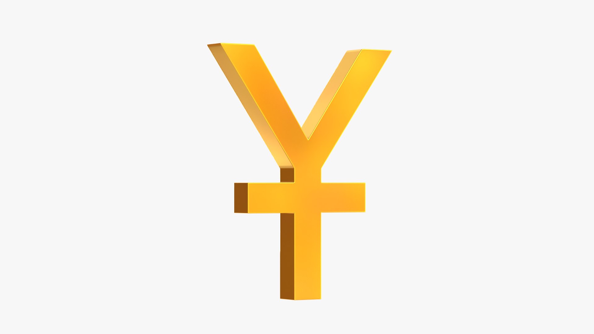 Yuan Currency Sign 3D Model - TurboSquid 2067523