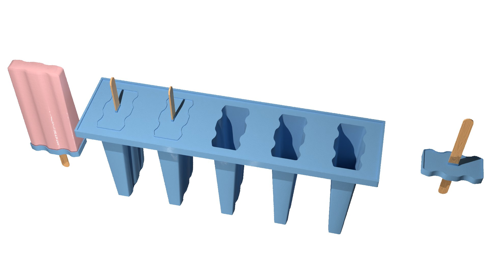 3D Model Popsicle Set - TurboSquid 2101828