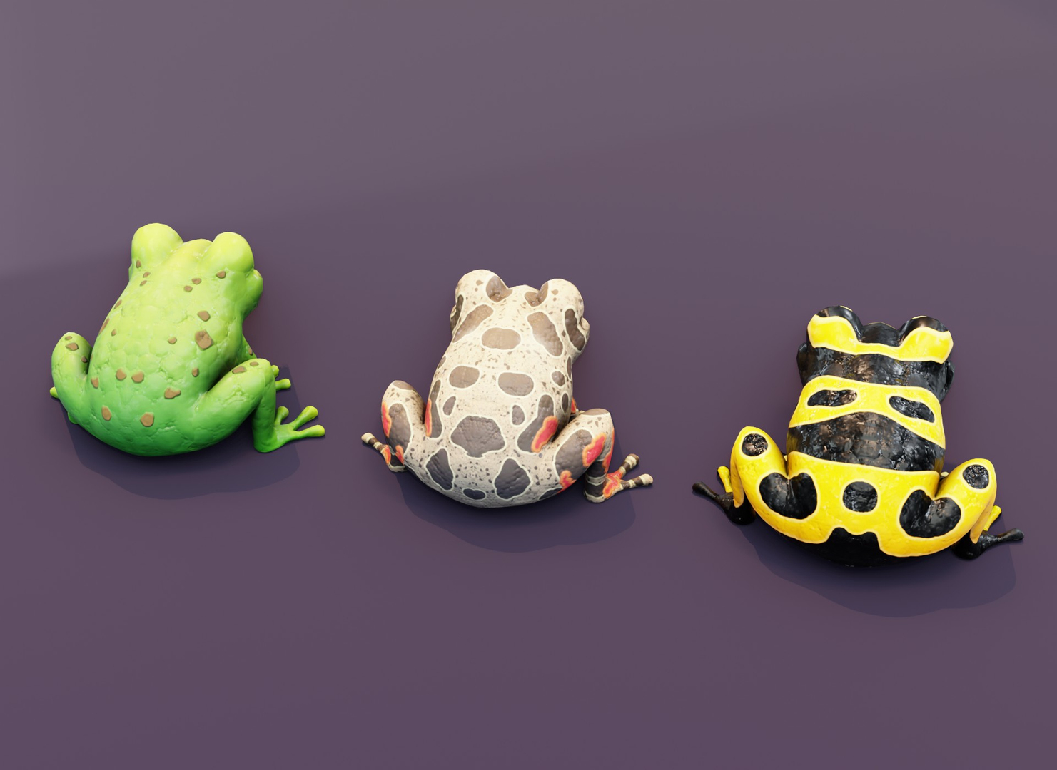 3D model Cartoon Frog 3D Models - TurboSquid 1915489