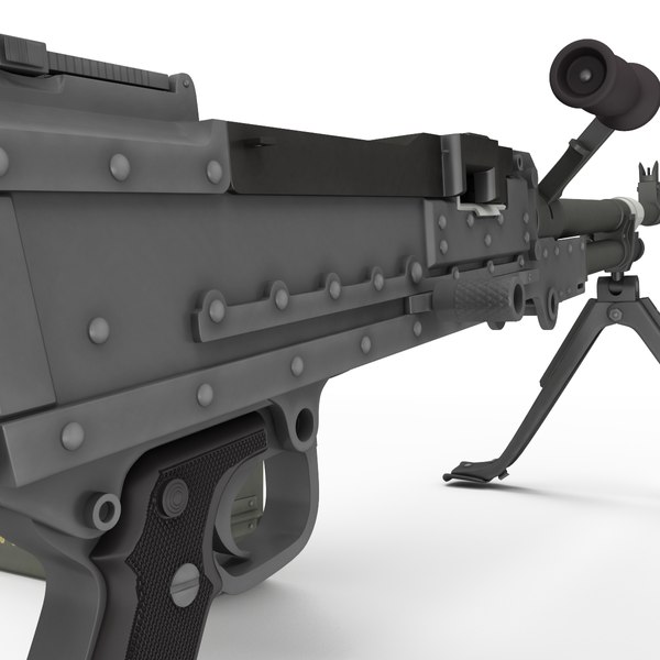 modelo 3d Ametralladora FN MAG - TurboSquid 635735