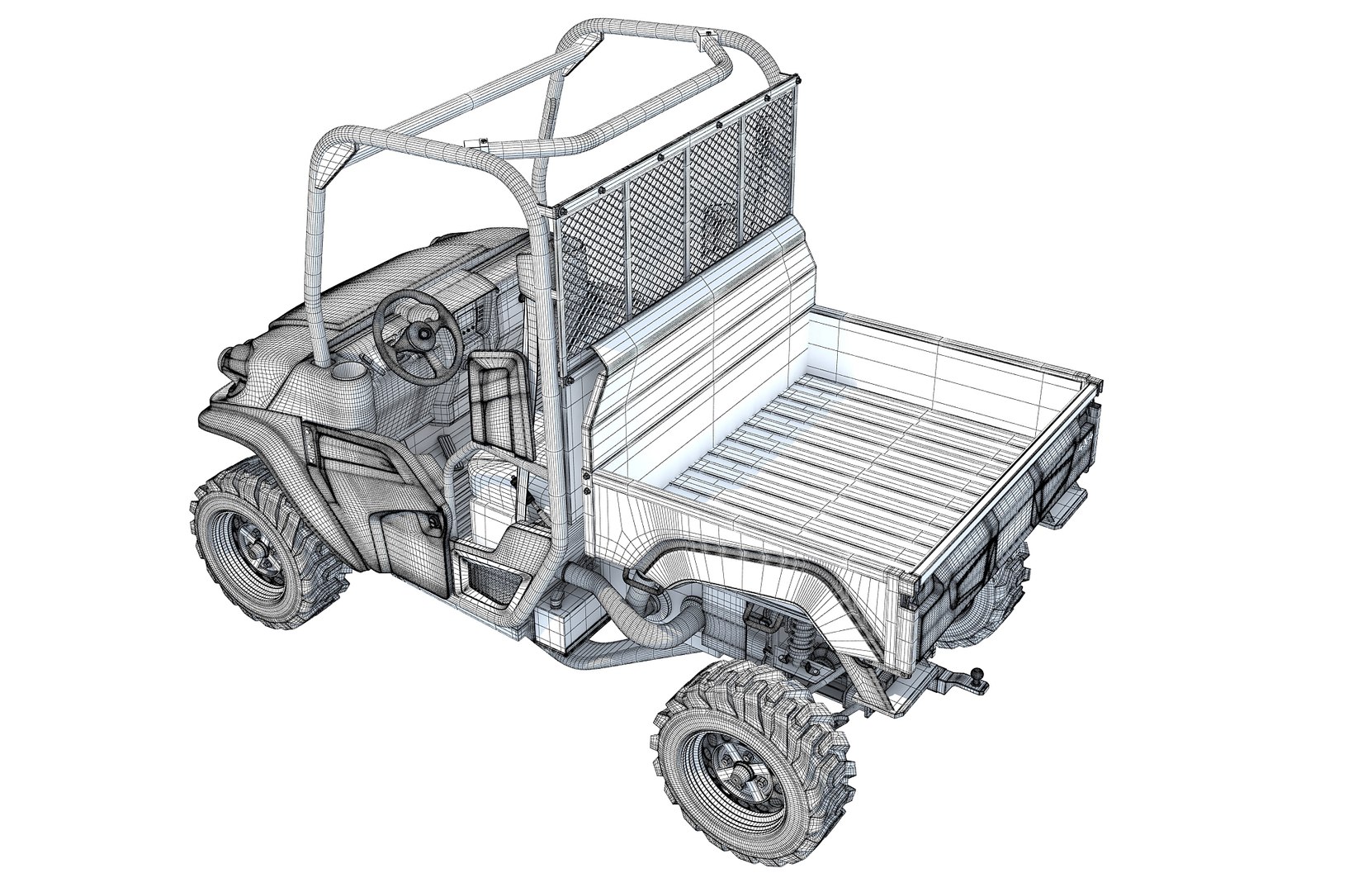 3D Model UTV Utility Vehicle - TurboSquid 2393149