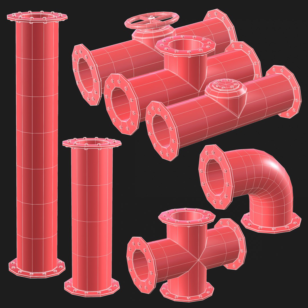 3D Pipes - Industrial Collection - TurboSquid 1985230
