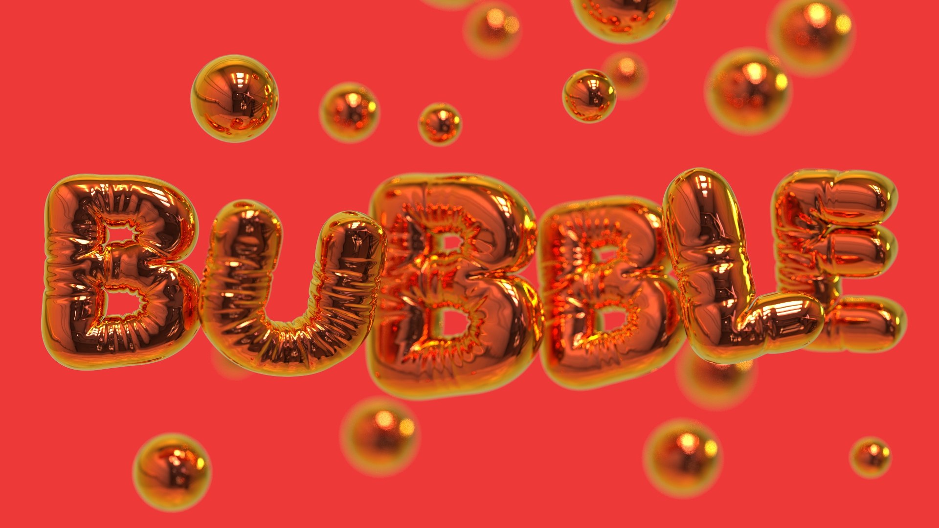 Bubble Or Ballon Typo With Numbers 3D - TurboSquid 2218296