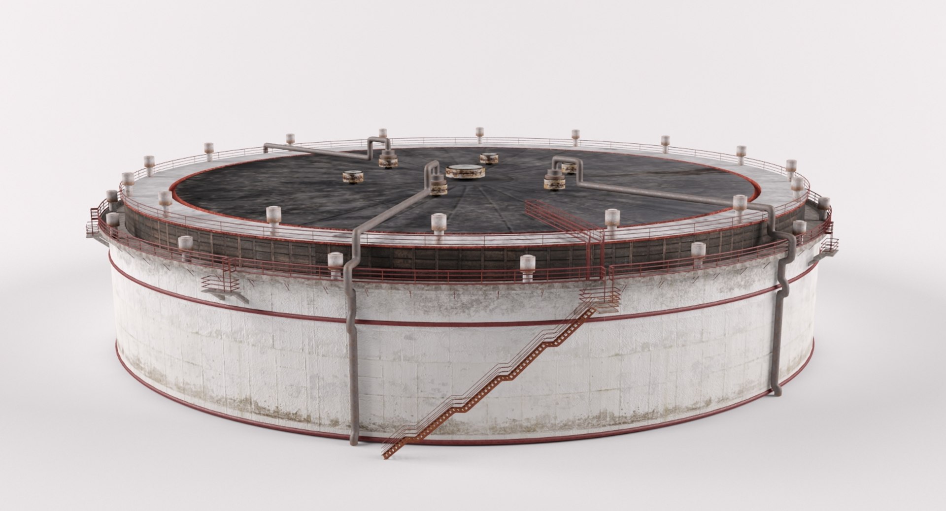 Oil Tank 3D Model - TurboSquid 1198633