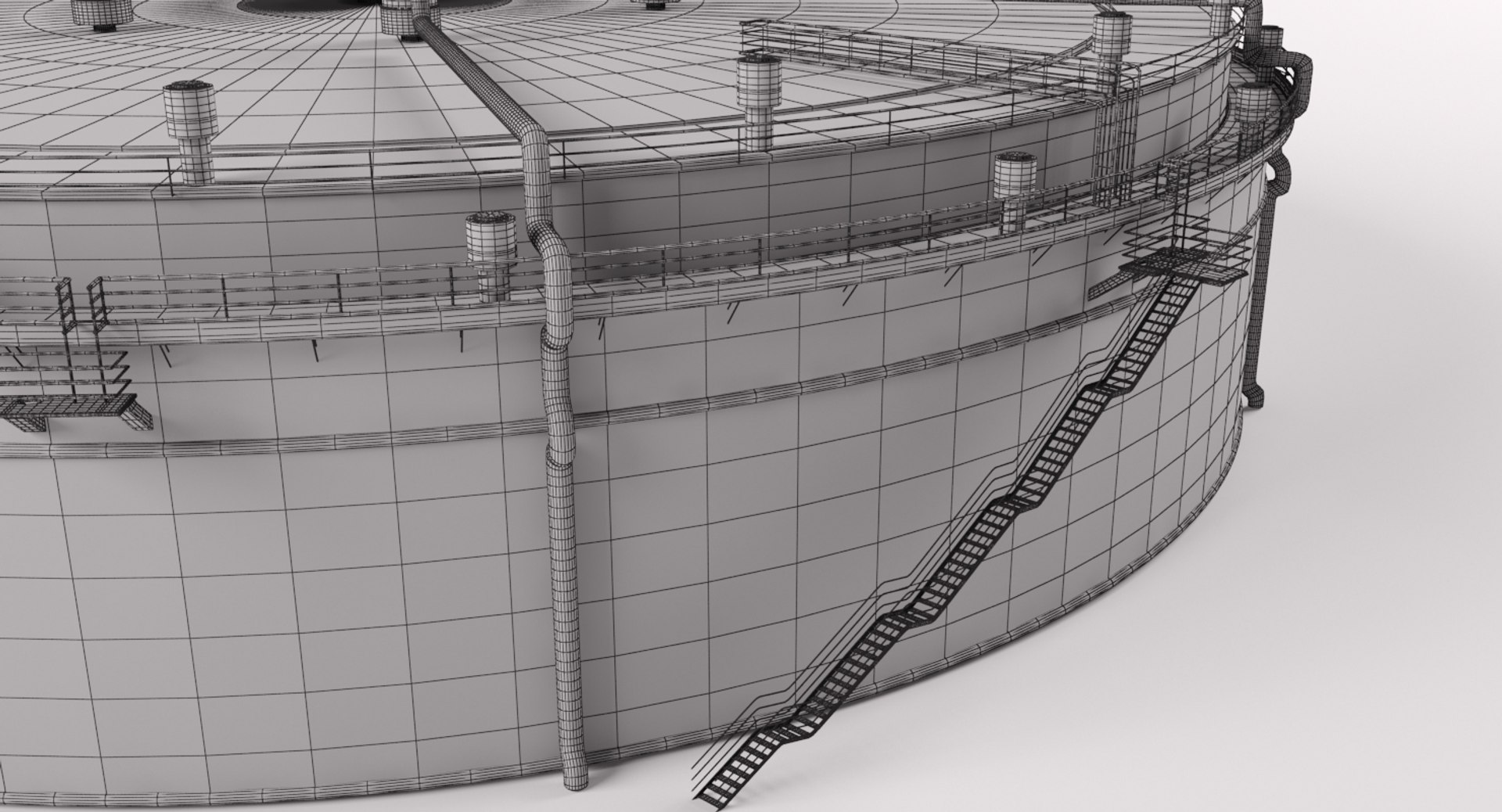 Oil Tank 3D Model - TurboSquid 1198633