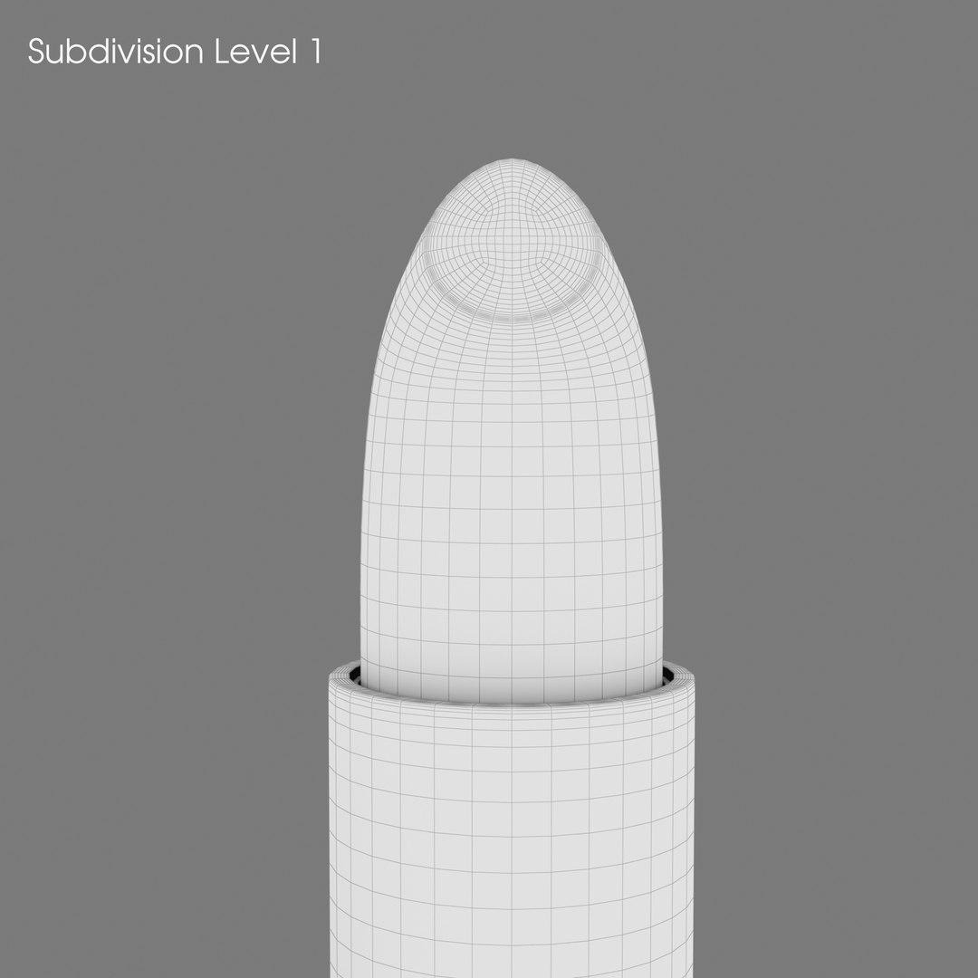 3d Model Of Mac Matte Lipstick