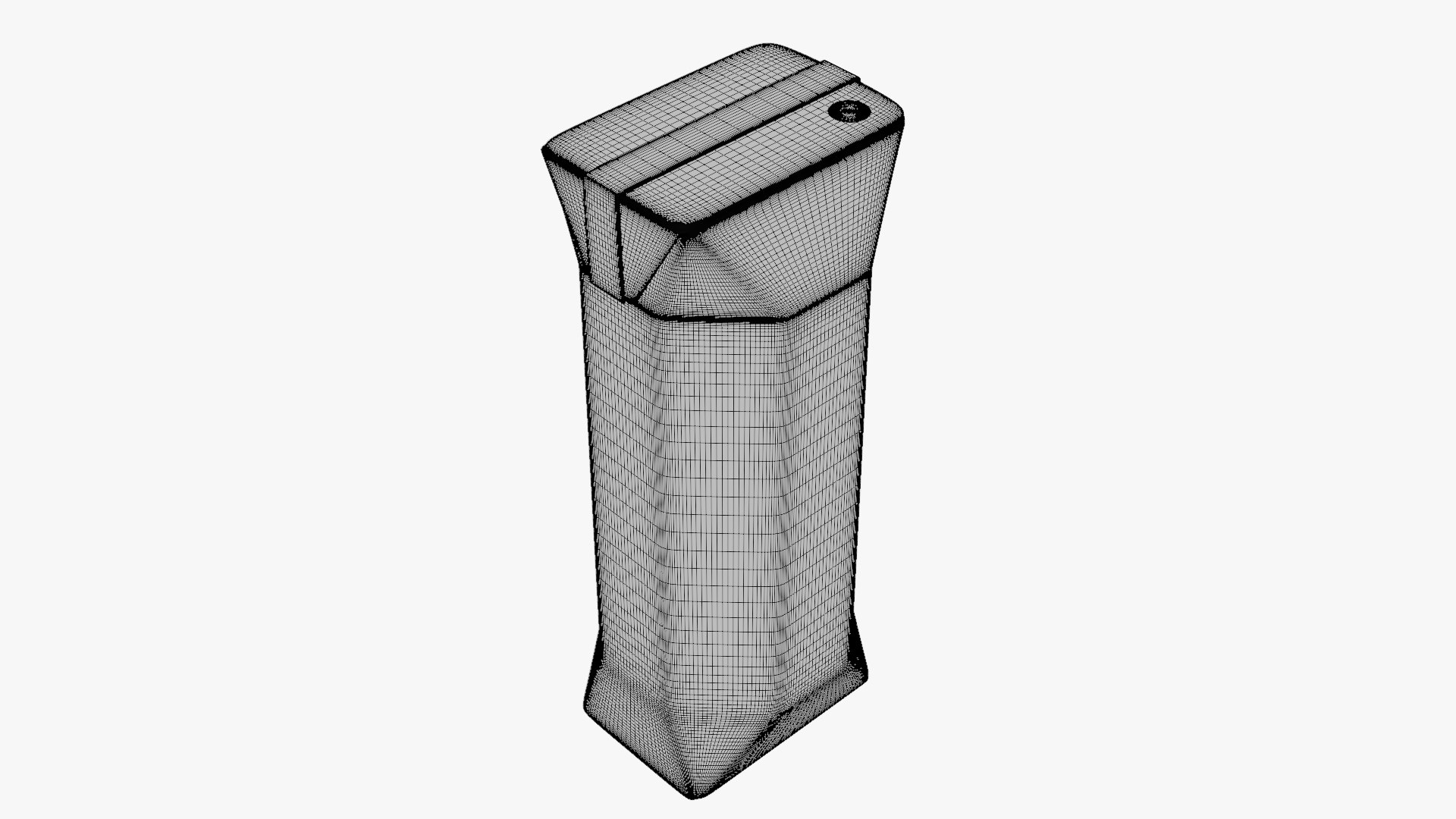 3D Basic Juice Box Octagon - Geometry Only No Textures No Materials ...
