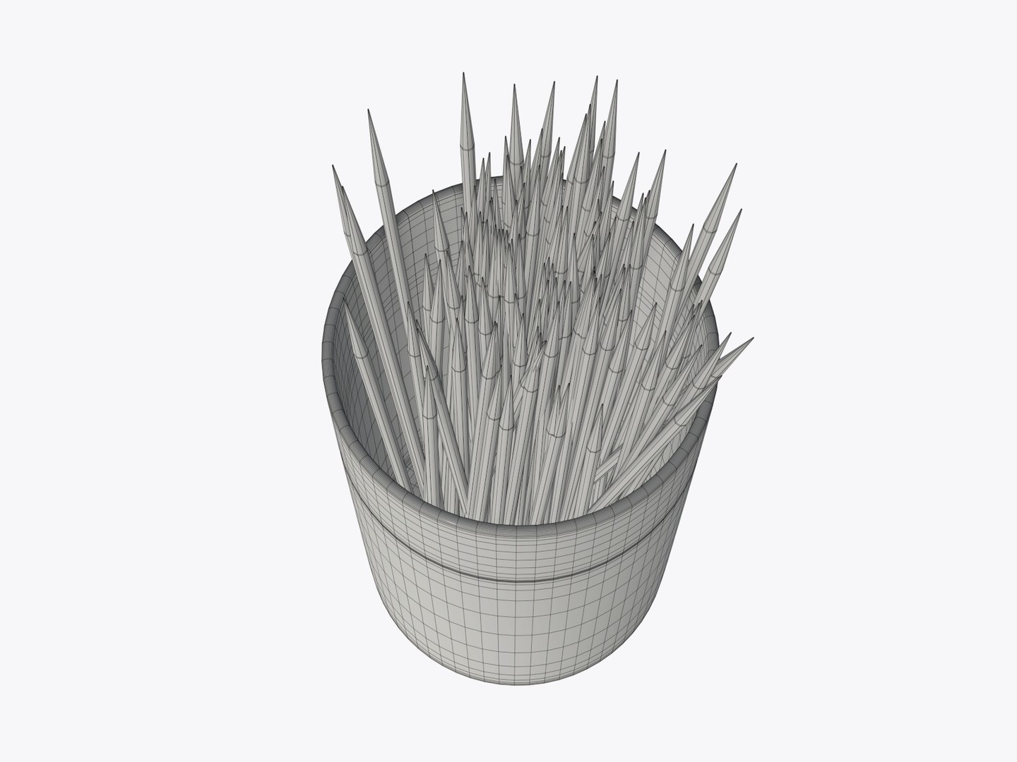 3D Toothpick Tooth Pick - TurboSquid 1474310