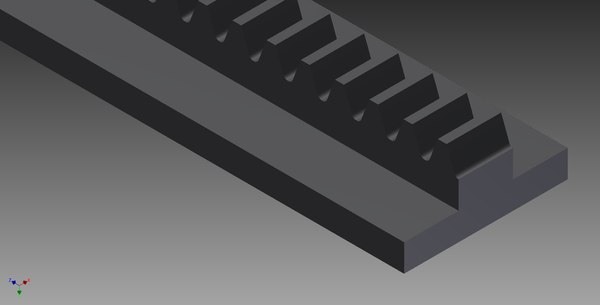 3d gear set module 1 model