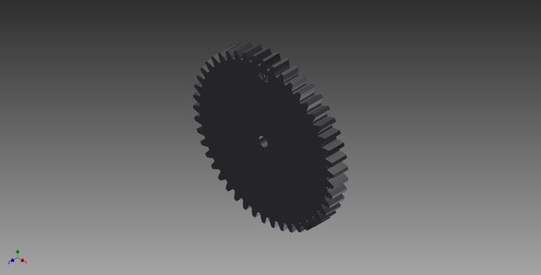 3d gear set module 1 model