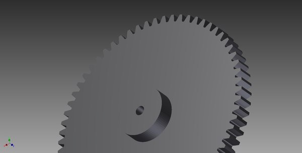 3d gear set module 1 model
