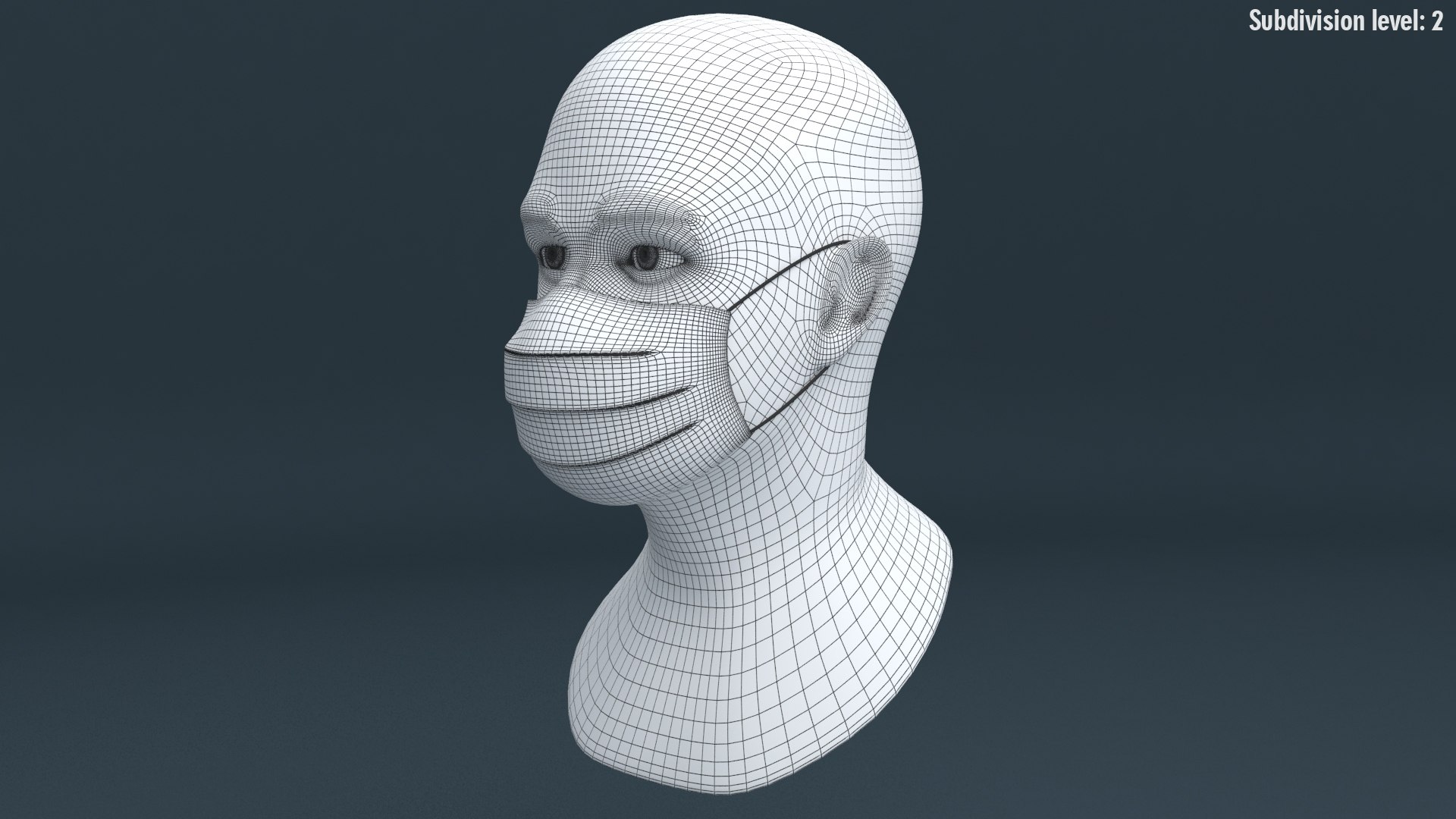 3D Medical Mask - TurboSquid 1529566