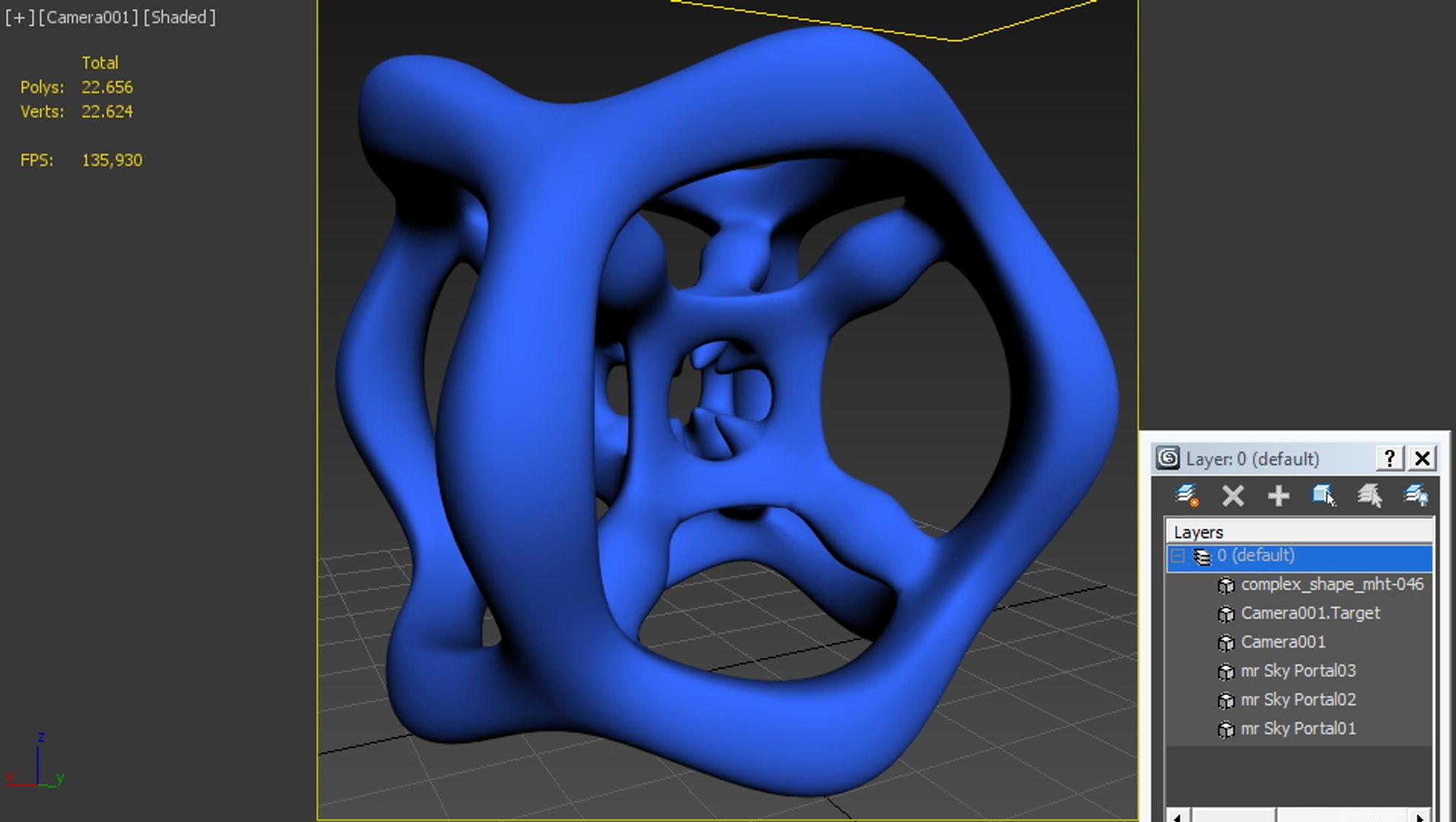 Complex Shape 3d Model