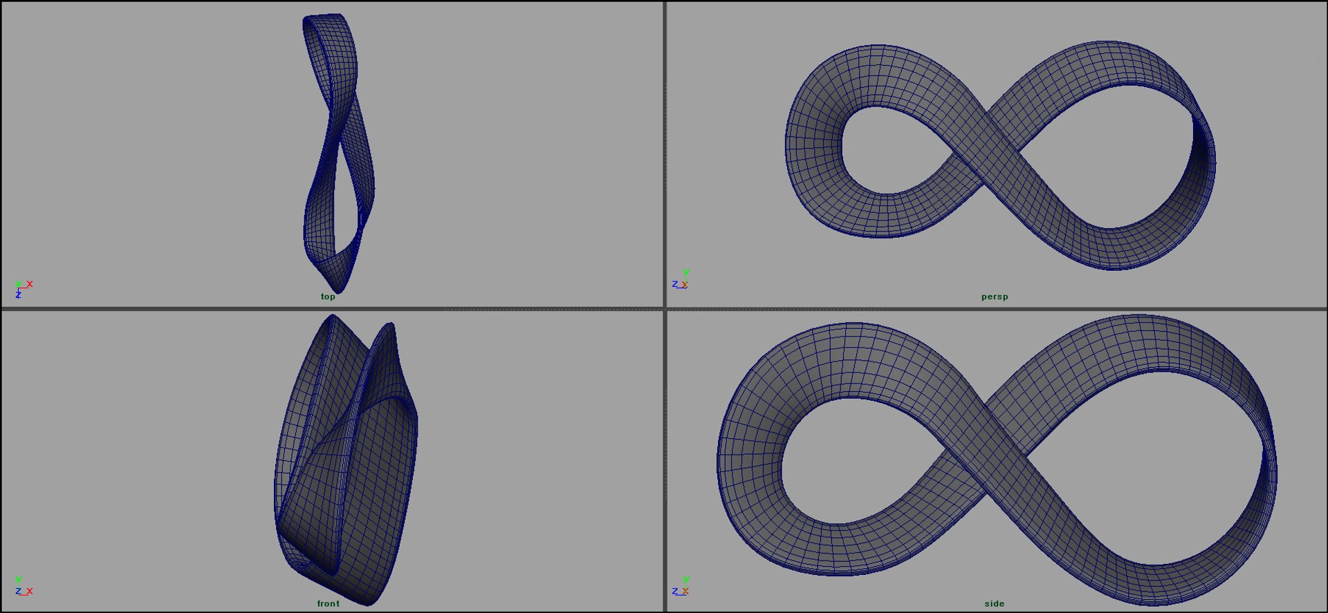 Mobius Strip 3d X
