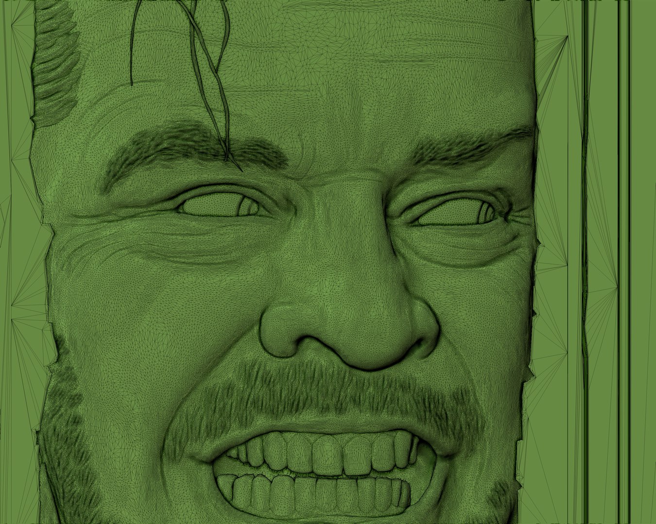 Shining Horror Movie Relief For CNC Router Or 3D Printer Model ...