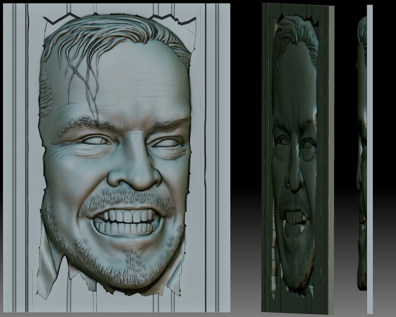 Shining Horror Movie Relief For CNC Router Or 3D Printer Model ...