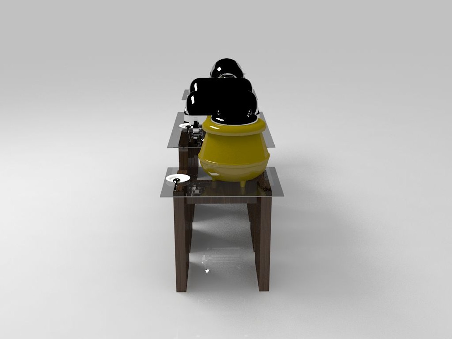 Buffet Table Model - TurboSquid 1625052