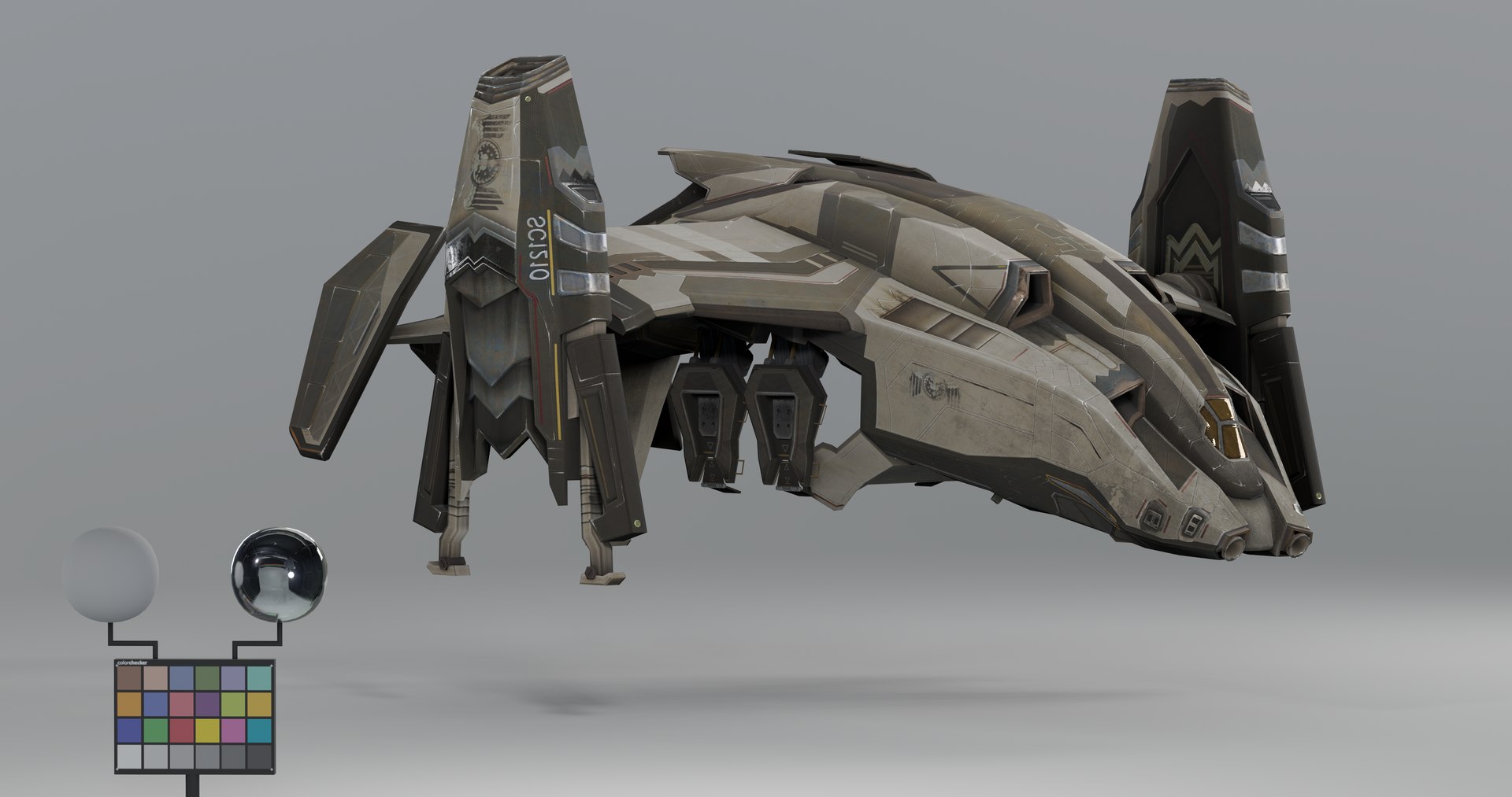 modelo 3d Futuristic Advanced Spaceship - photorealistic v1 ...