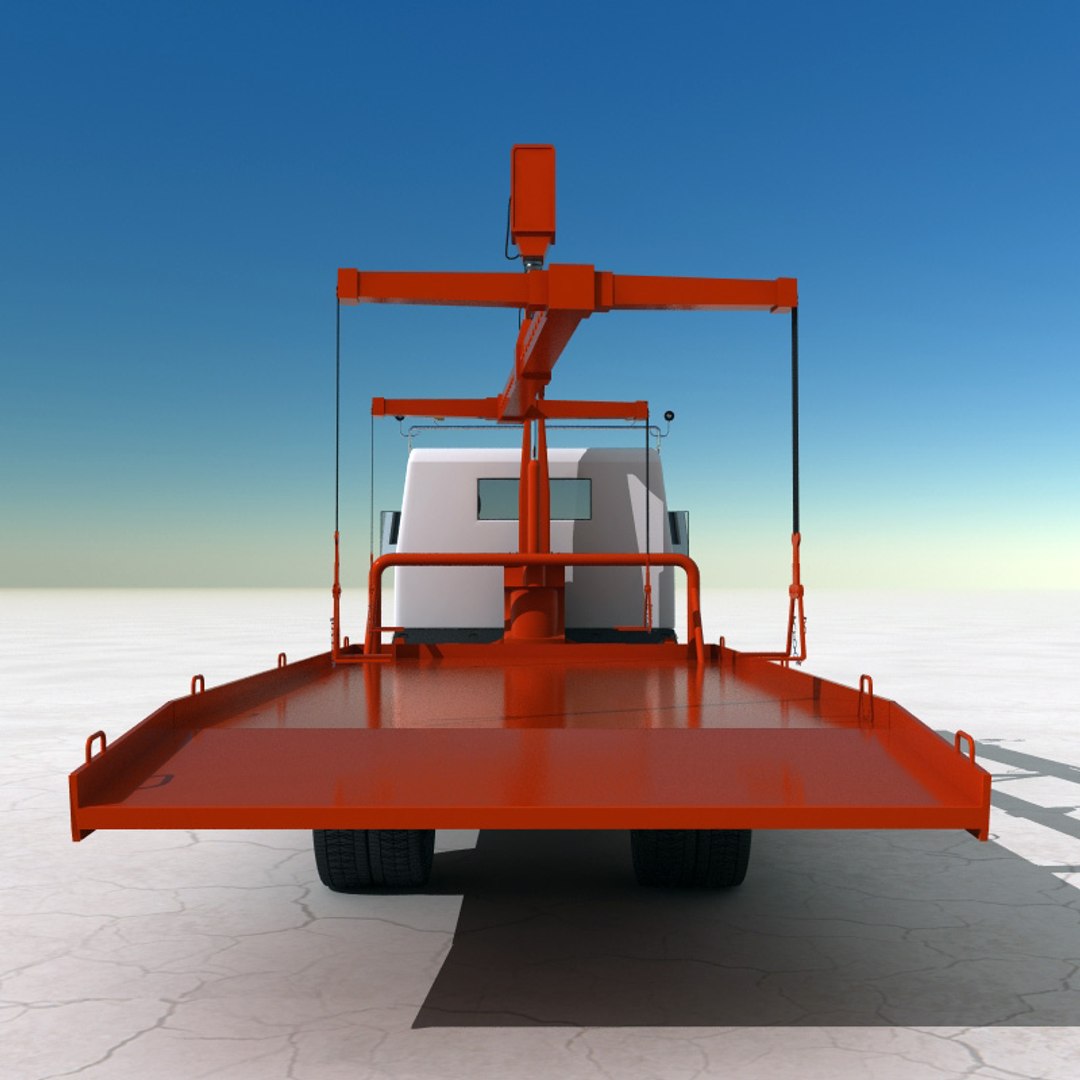 tow truck 3d model