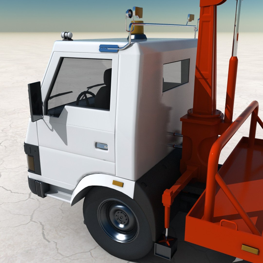 tow truck 3d model