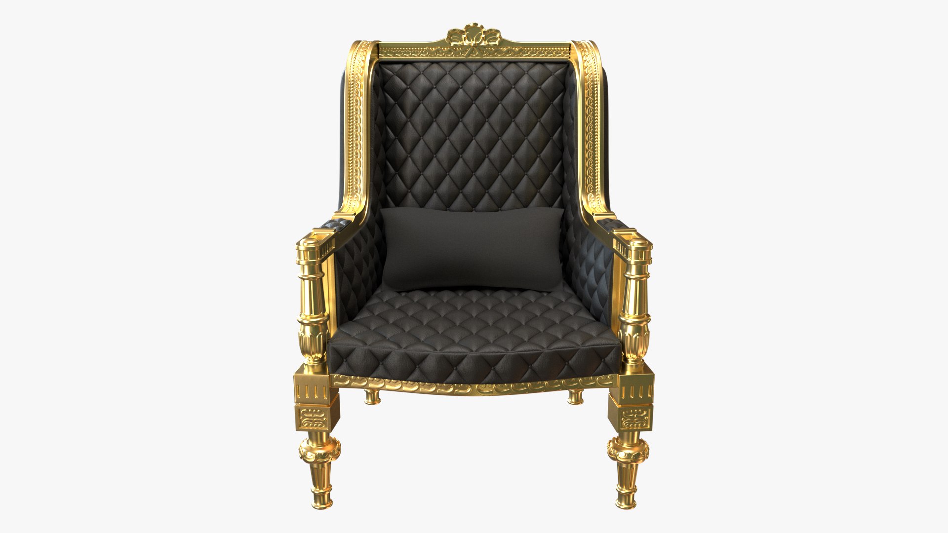 VIP Throne Chair 3D Model - TurboSquid 2268226