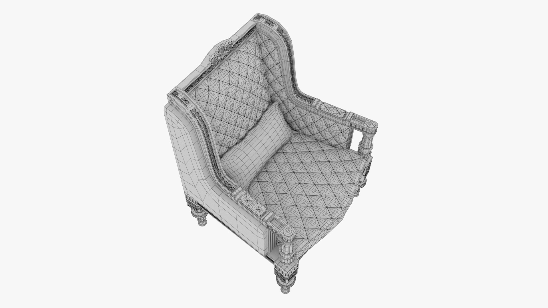 VIP Throne Chair 3D Model - TurboSquid 2268226