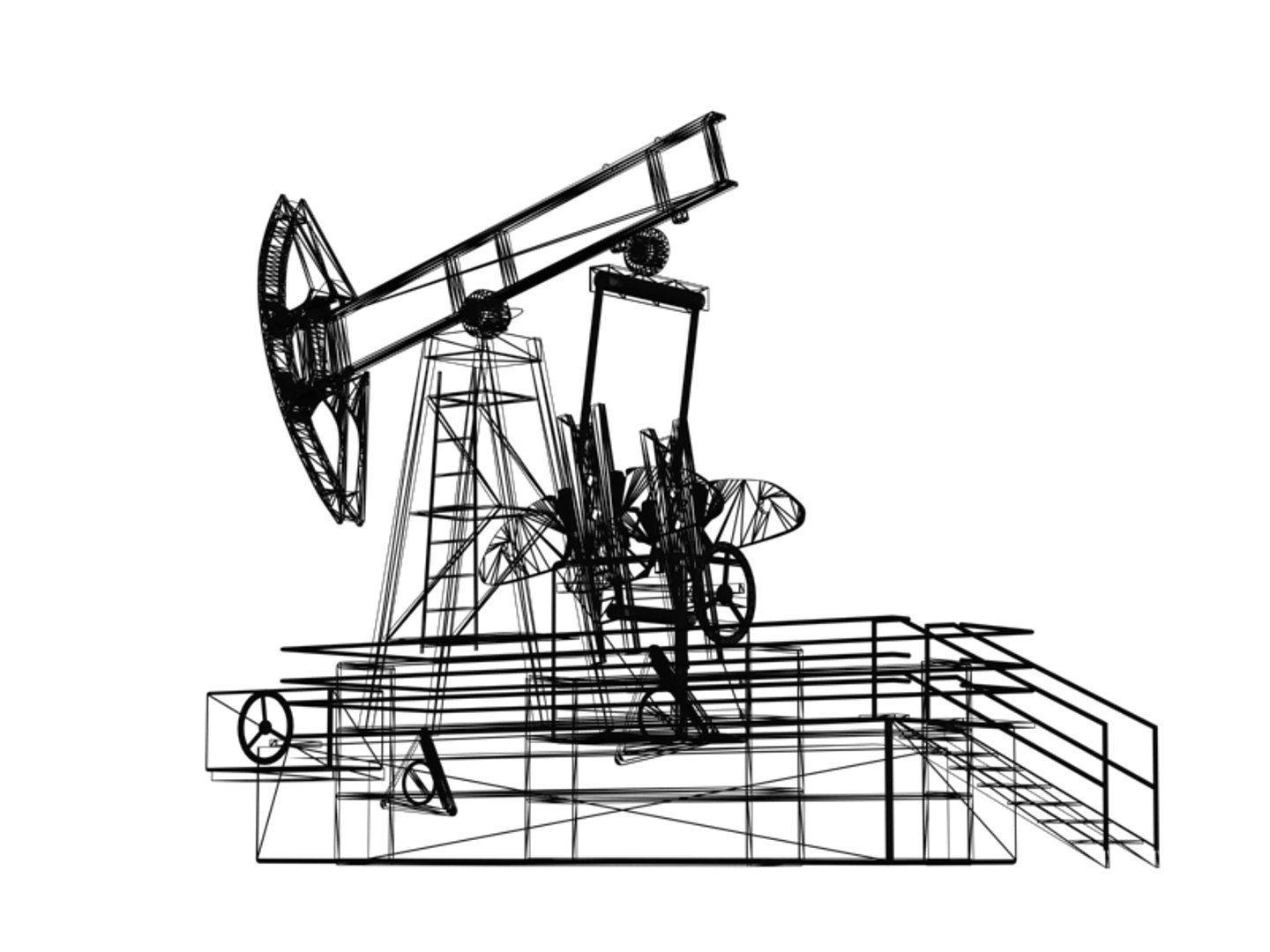 3D Model Oil Drilling Rig - TurboSquid 1583325