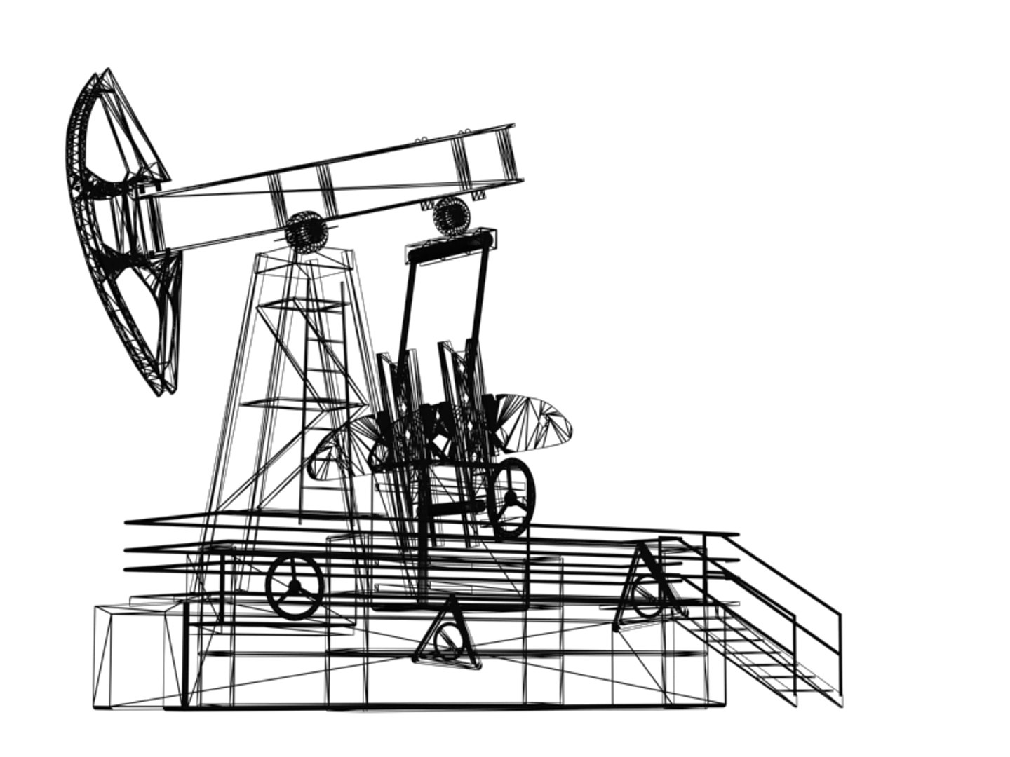 3D Model Oil Drilling Rig - TurboSquid 1583325