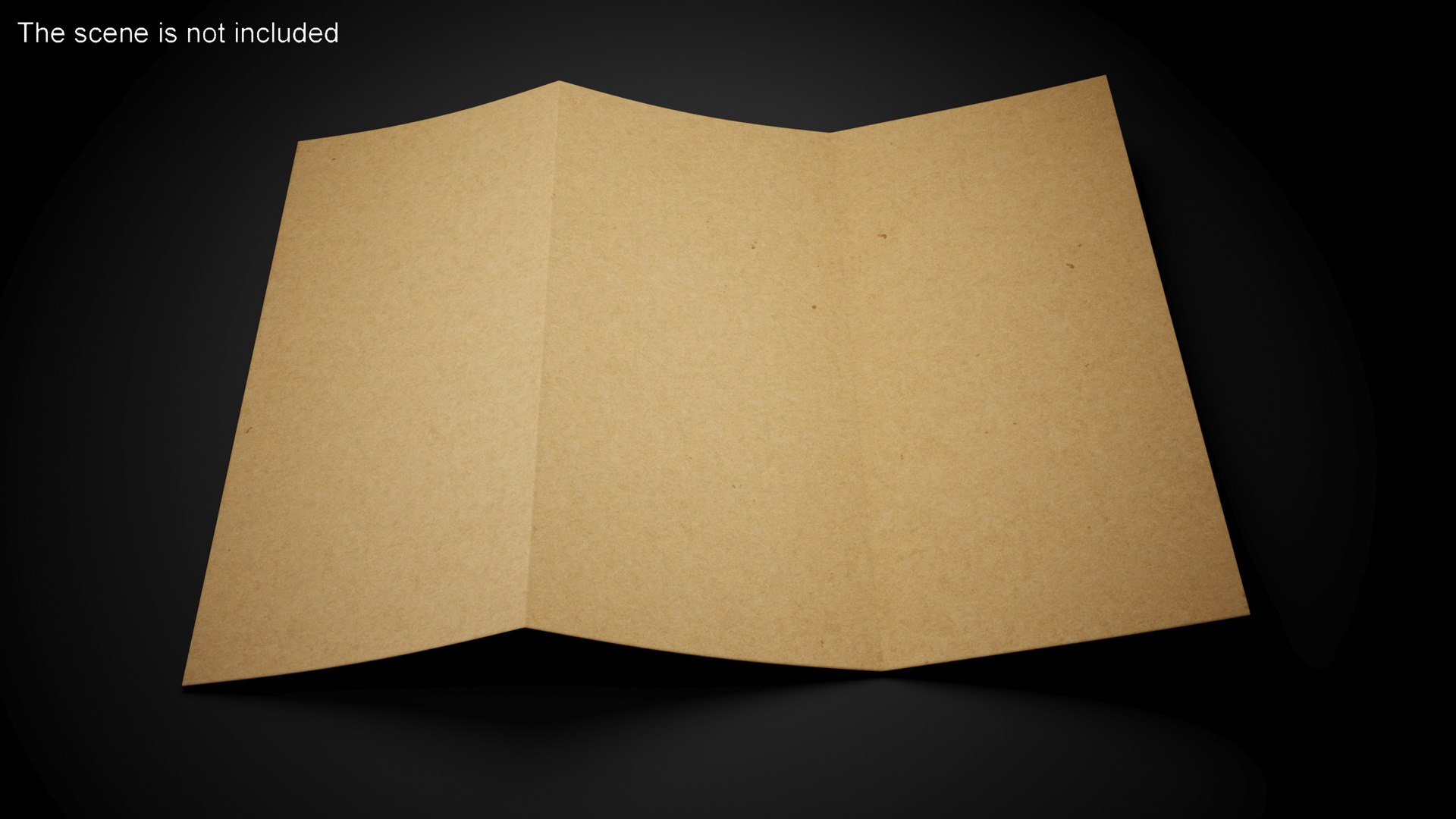 3D Model Zigzag Folded Kraft Paper - TurboSquid 1993709