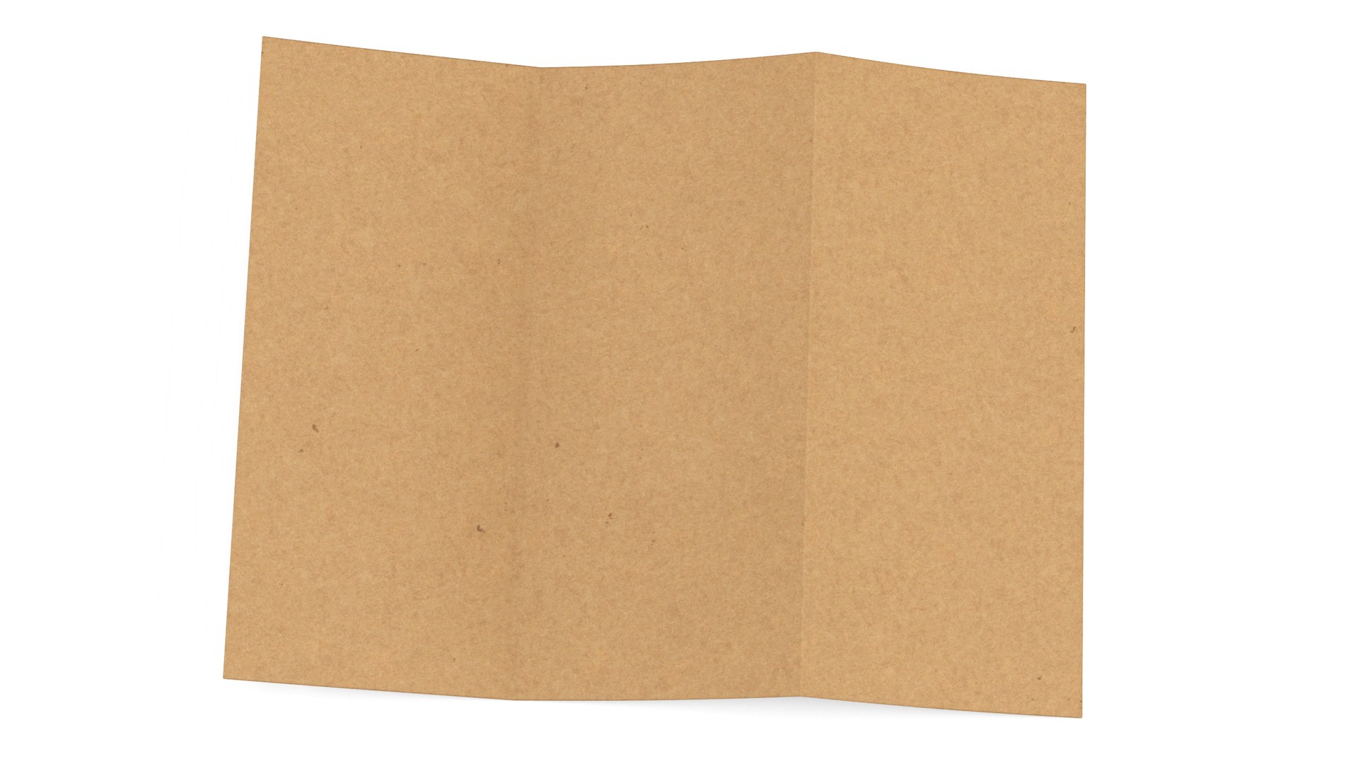 3D Model Zigzag Folded Kraft Paper - TurboSquid 1993709