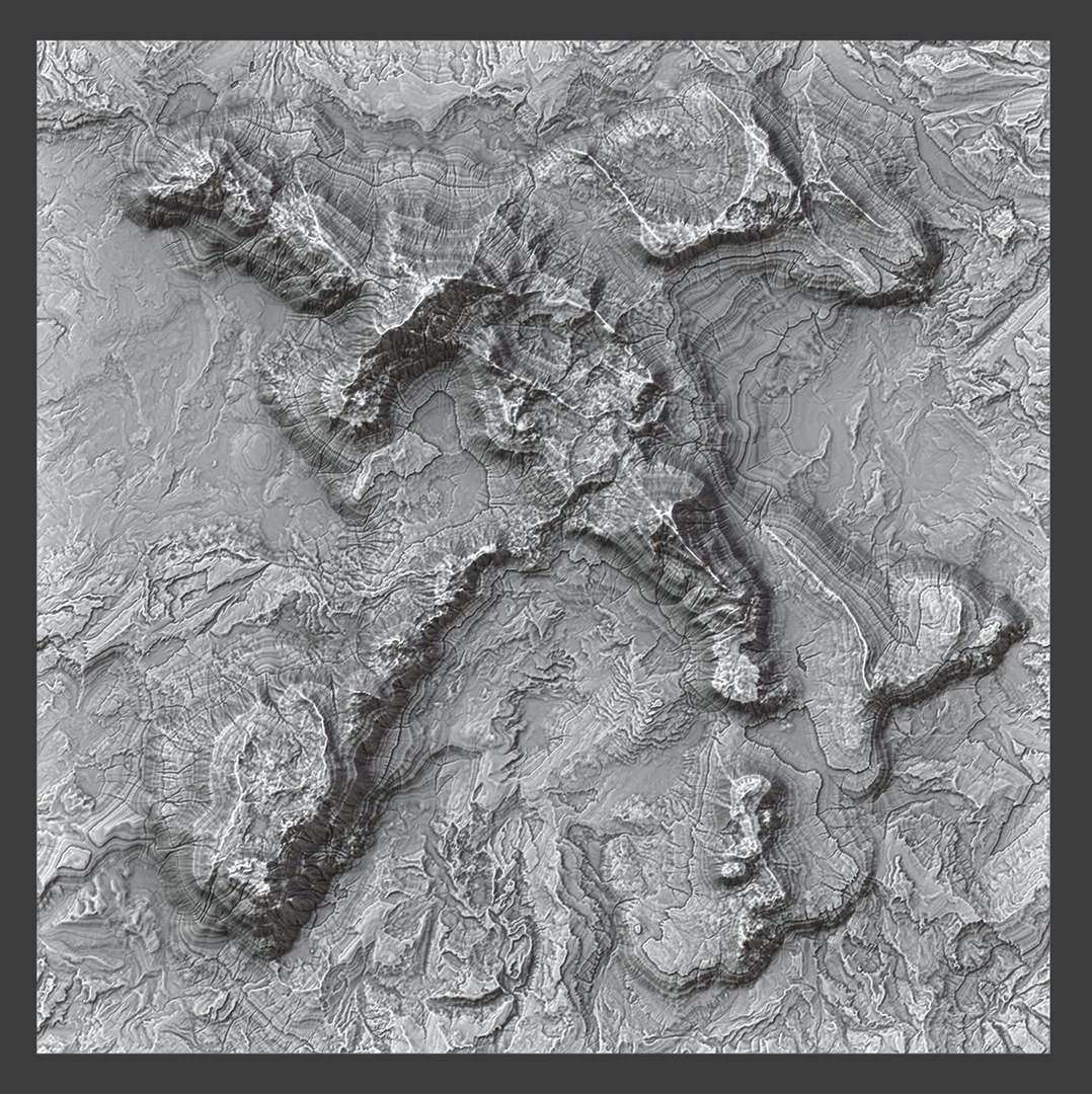 8K Detailed Cliff Landscape 5 3D - TurboSquid 1820538